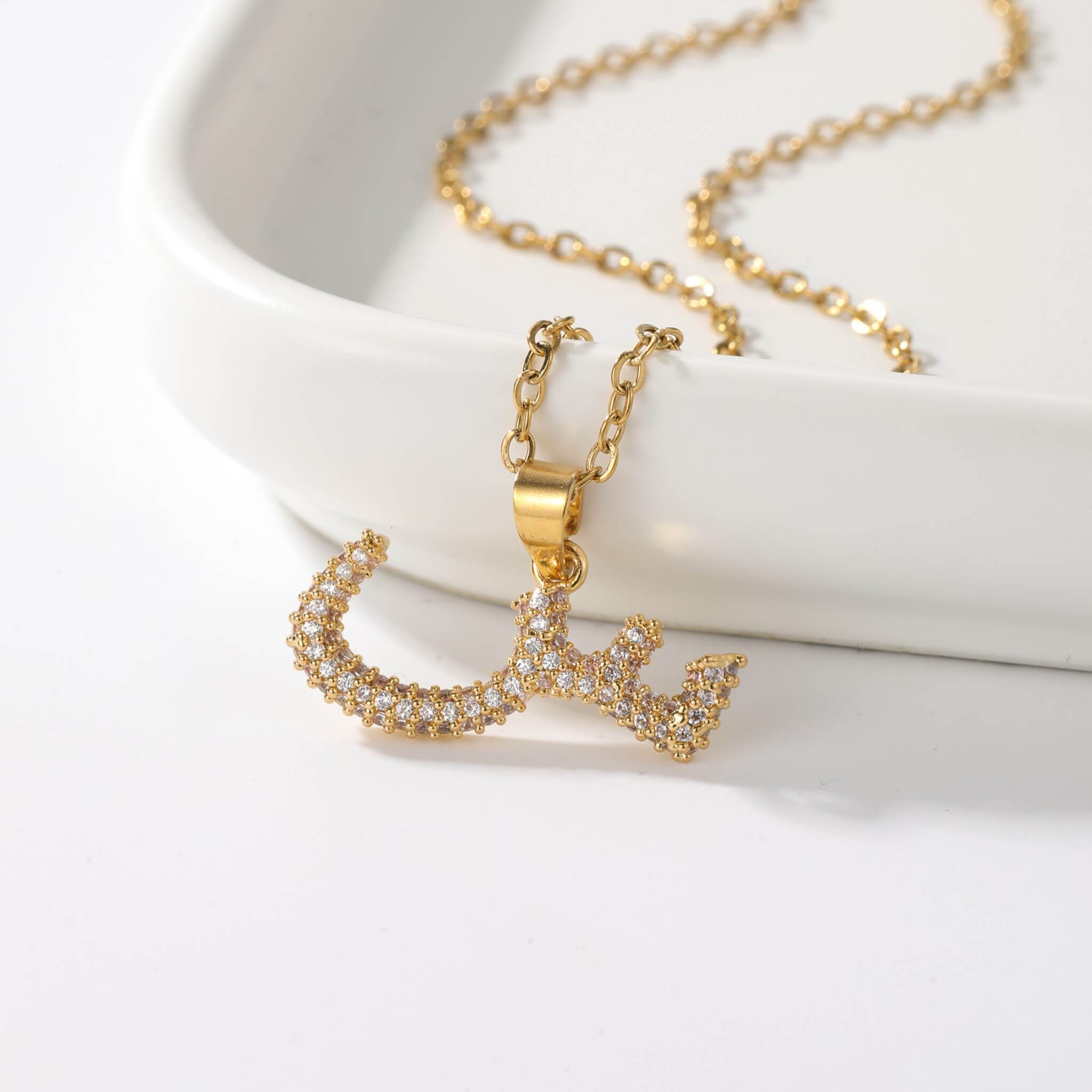 Custom Calligraphy Crystal Necklace – ZUDO
